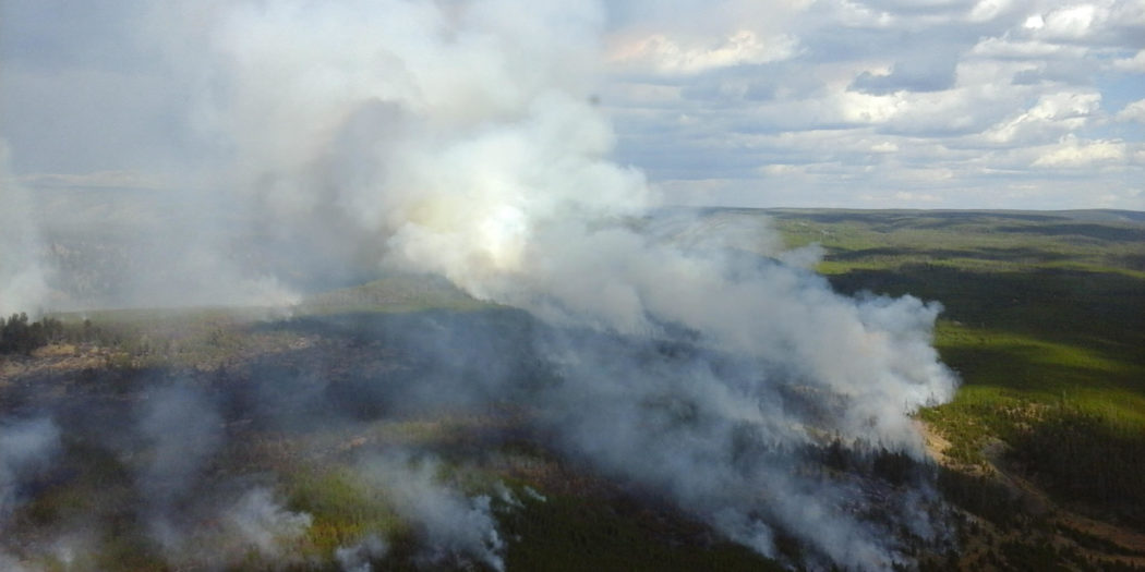 Buffalo Fire Discovered Burning Northwest of Tower Junction In ...