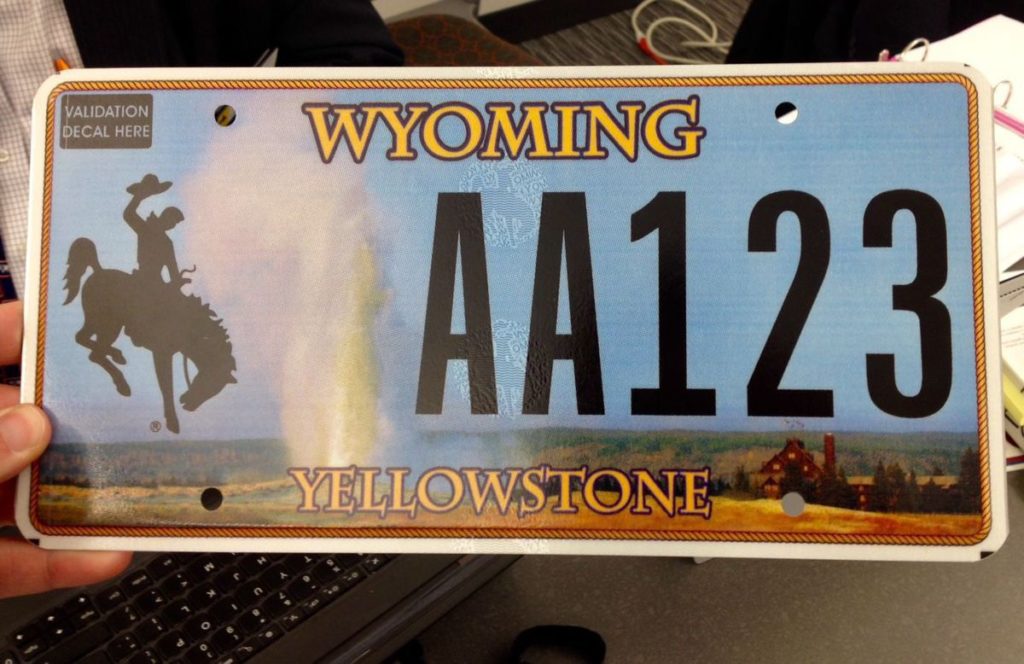 Yellowstone License Plate Bill Passes Wyoming House Committee ...