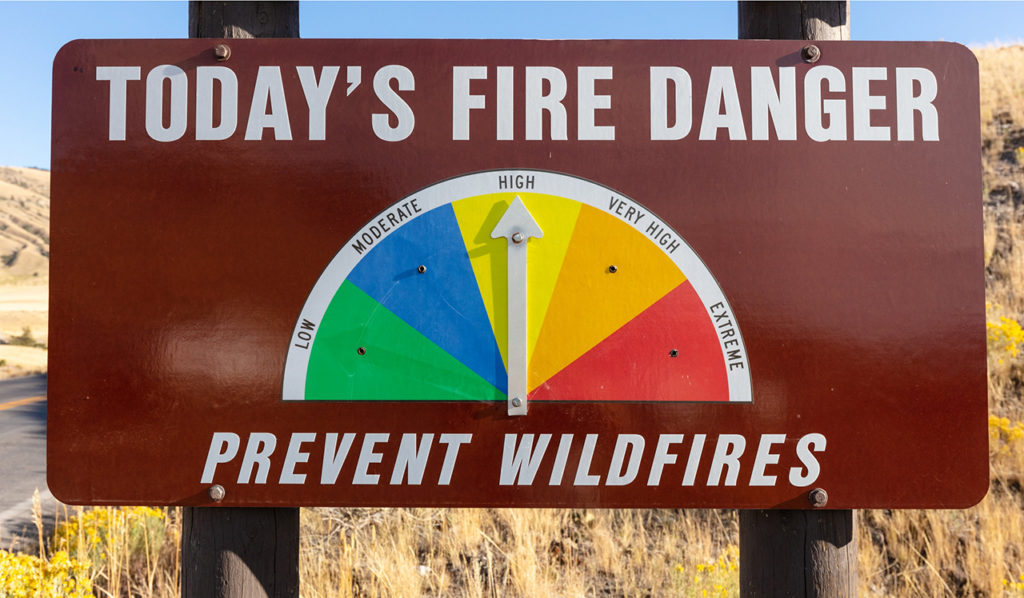 Yellowstone fire danger level raised to high - Yellowstone Insider